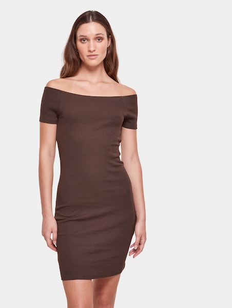 Urban Classics Ladies Off Shoulder Rib | DEFSHOP | 9862