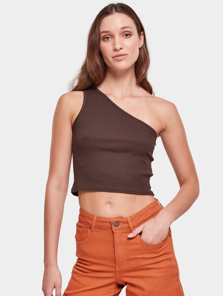 Urban Classics Ladies Cropped Asymmetric | DEFSHOP | 8032