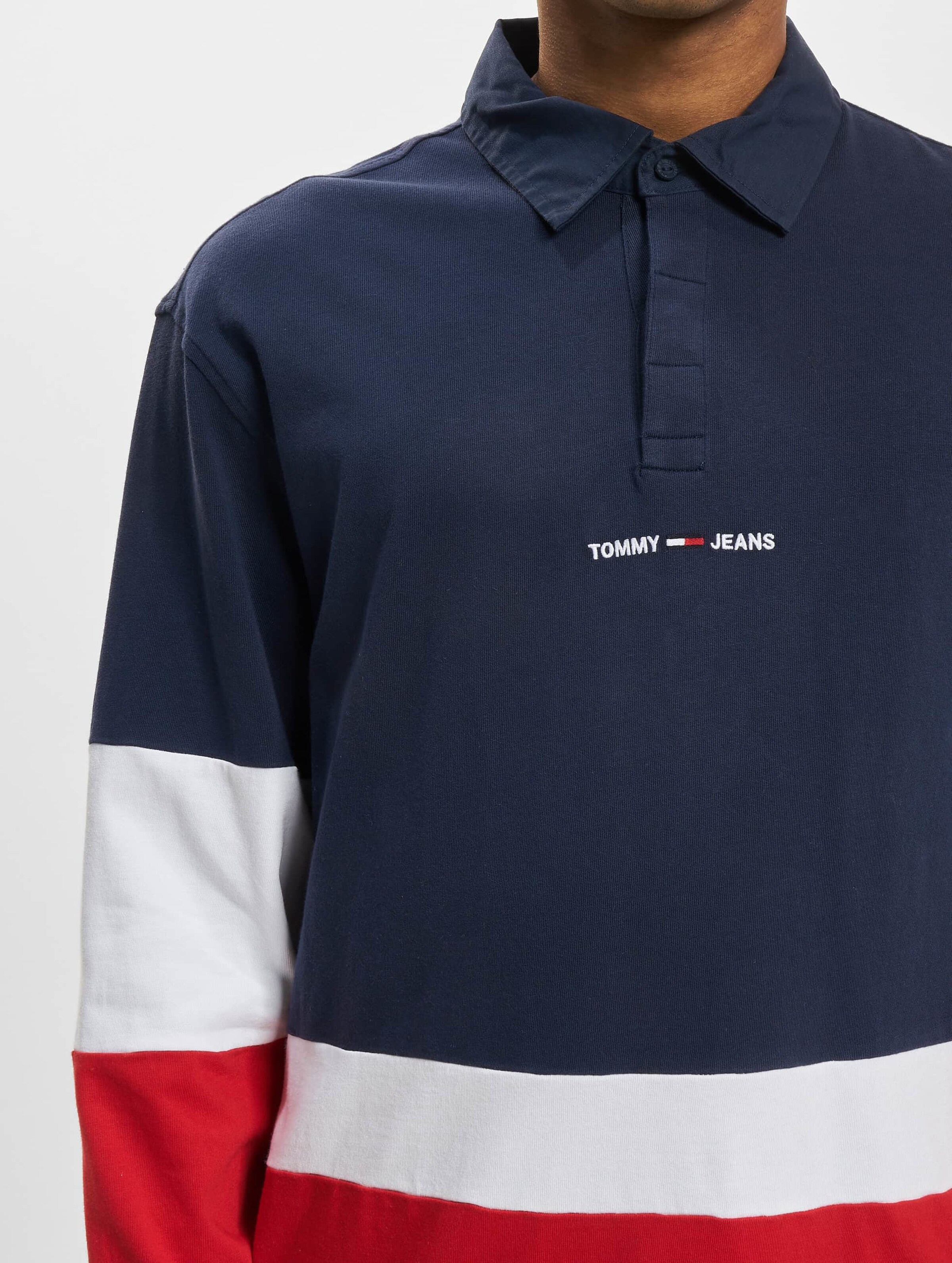 Tommy jeans colorblock rugby shirt store