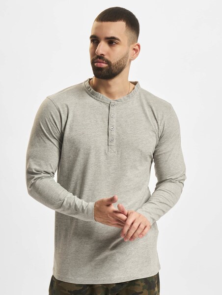 Urban Classics Urban Classics Basic Henley Longsleeve | DEFSHOP | 60058