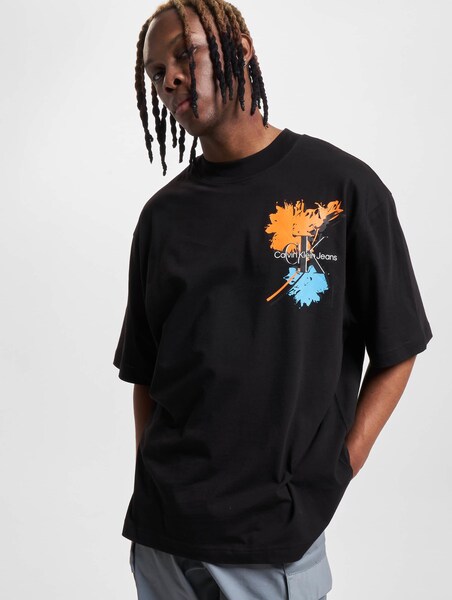 Calvin Klein Flower Logo Oversized T-Shirt | DEFSHOP | 126645