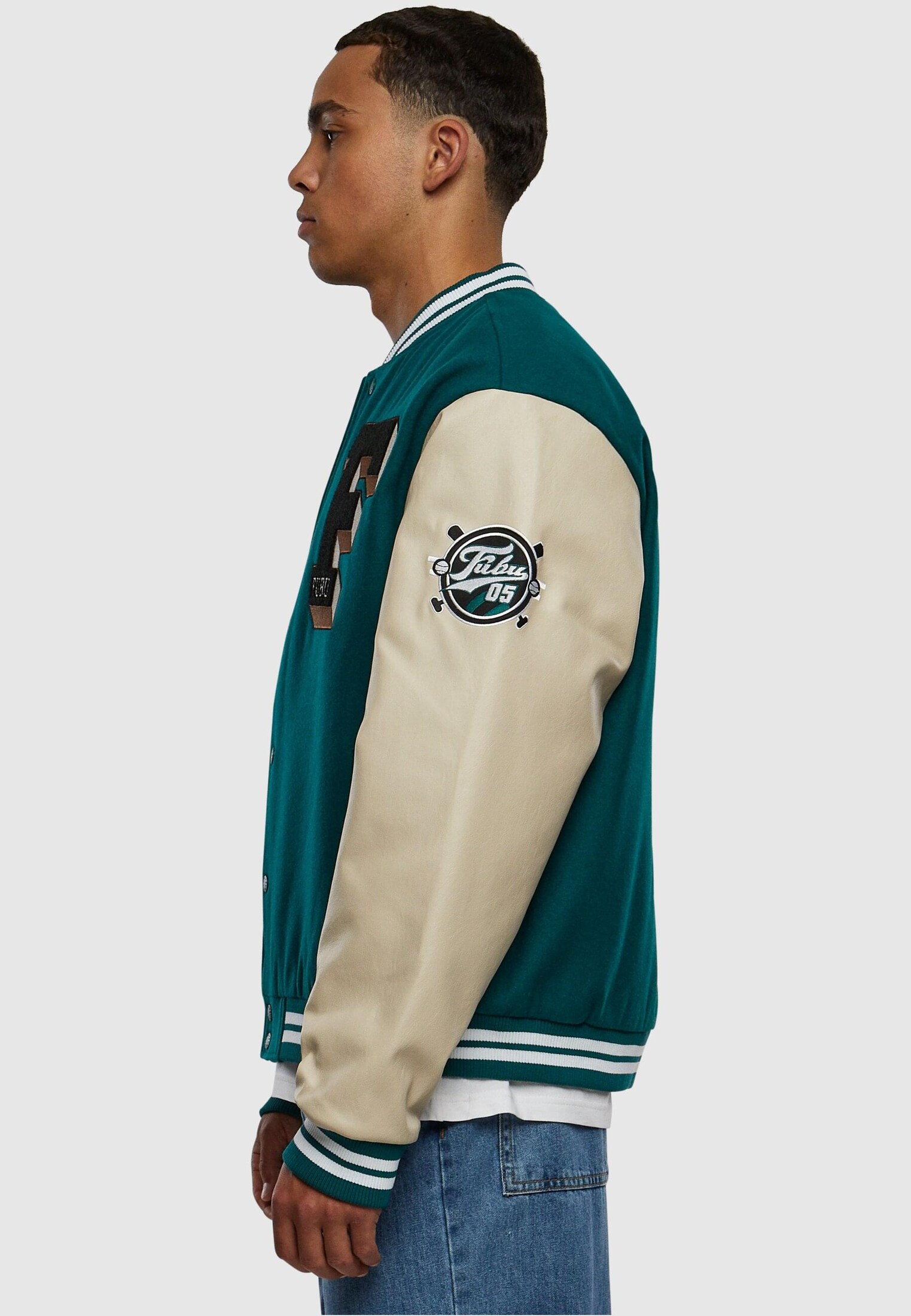 Fubu FM233-009-2 FUBU College Varsity Jacket | DEFSHOP | 157076