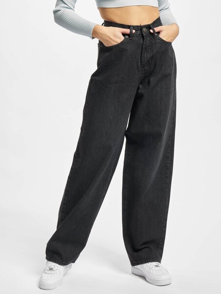 Urban Classics Ladies High Waist 90´s Wide Leg Denim | DEFSHOP | 5495
