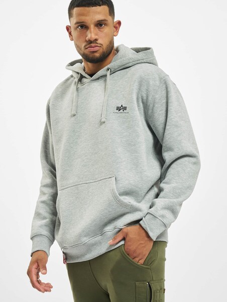 Alpha Industries Alpha Industries Basic Small Logo Hoodies | DEFSHOP ...