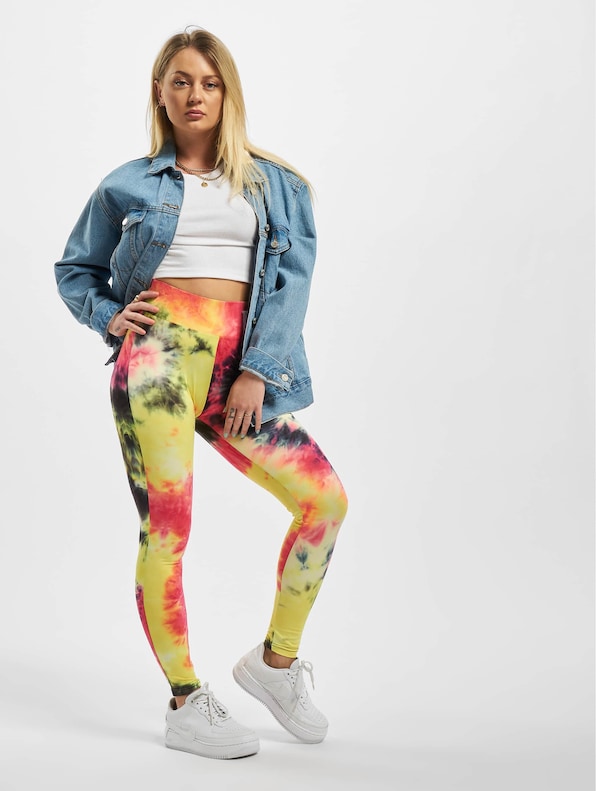 Urban Classics Ladies Tie Dye High Waist Defshop 6466